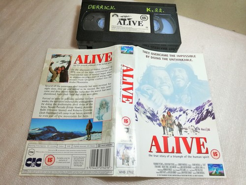 ALIVE (1993 UK Issue) - Rare 1972 True Plane Crash Story VHS - Action ...