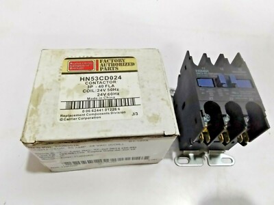 Carrier HN53CD024 Contactor 3P - 40 FLA | eBay