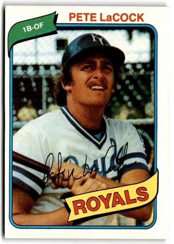 1980 Topps Pete LaCock Kansas City Royals #389 | eBay