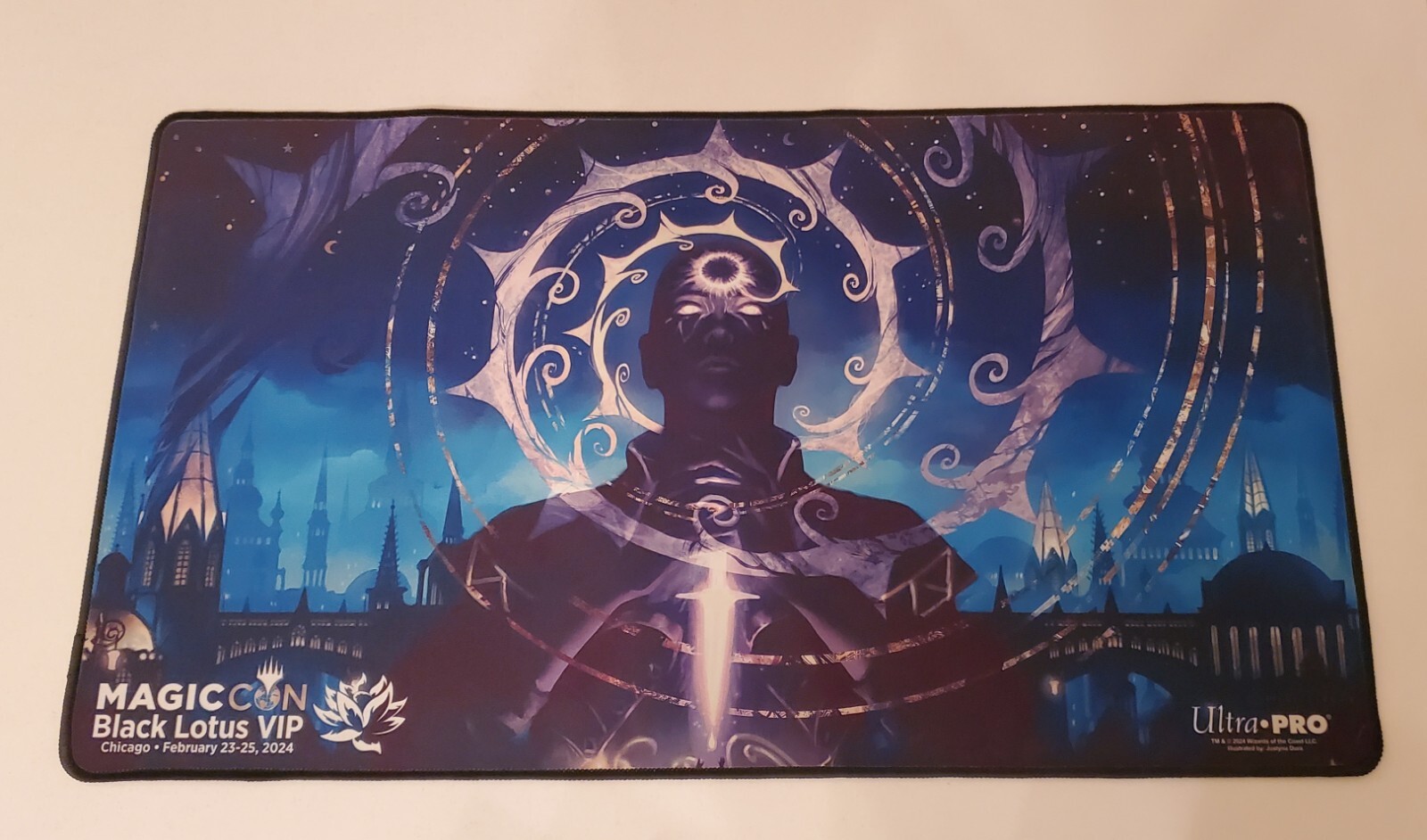 MTG MagicCon Chicago Exclusive Black Lotus VIP Playmat Coerced to Kill ...