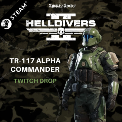 Helldivers 2 code for TR-117 Alpha Commander ☑️ GLOBAL VERSION ☑️ ...