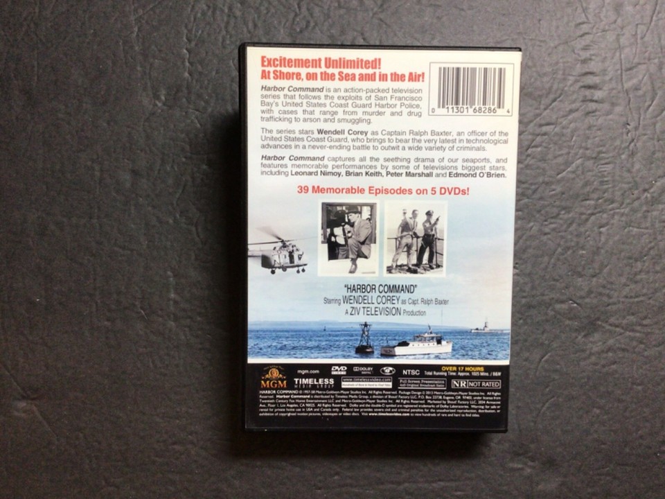 HARBOR COMMAND - The Complete TV Series - Wendell Corey - DVD - NRMT!!! 11301682864| eBay