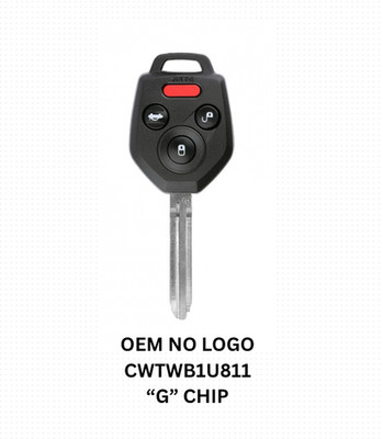 OEM Subaru CWTWB1U811 , G Chip Remote Head Key Fob Black Pod JAPAN NO ...