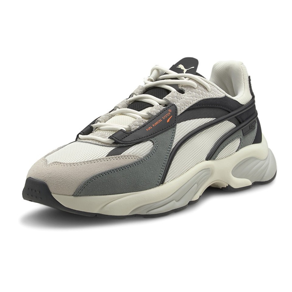 PUMA Rs Connect Splash Lace Up Mens Black, Green, Off White Sneakers ...