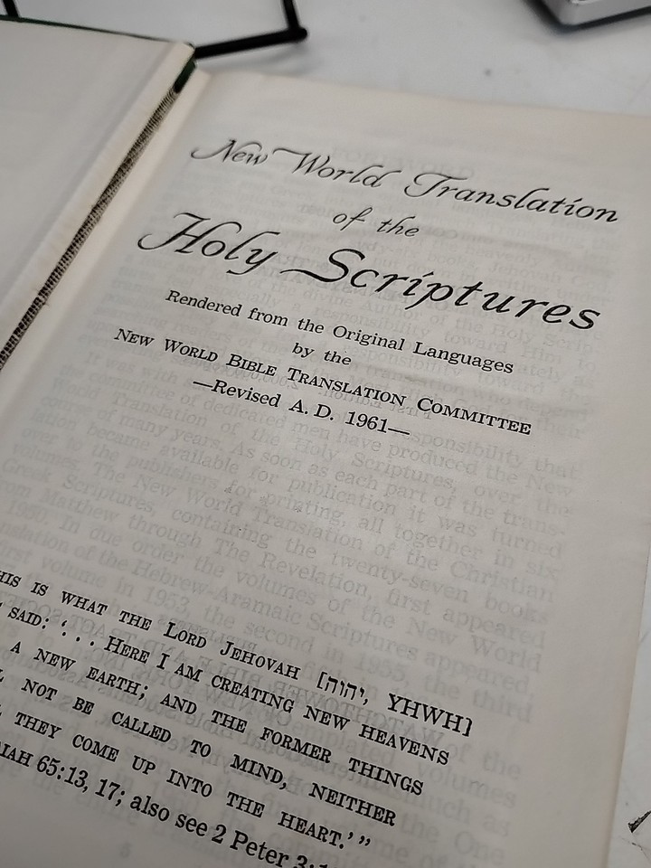 New World Translation of the Holy Scriptures Watch Tower Bible Green ...