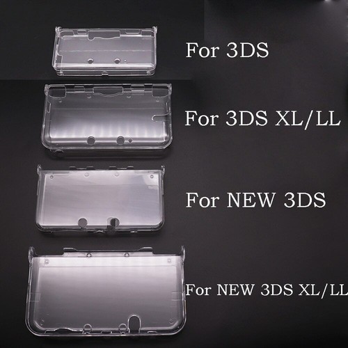 Clear Crystal Hard Shell Skin Transparent Case Cover For New 3DS / 3DS ...