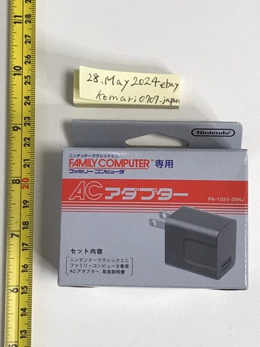 Rare Nintendo official USB AC Adapter Classic Mini Famicom ver CLV-A ...