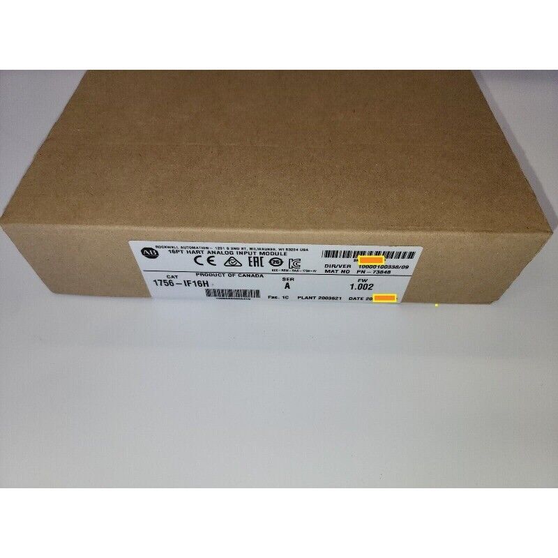 New Sealed Allen Bradley 1756-IF16H /A ControlLogix Analog Input 16 ...
