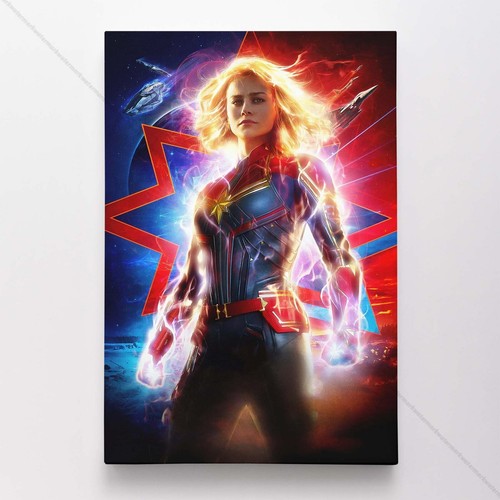Captain Marvel Poster Canvas Avengers Movie Marvel Print #4855 | eBay