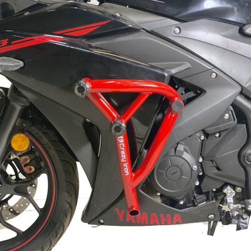 CRAZY IRON YAMAHA YZF-R25 2015-2018, YZF-R3 2015-2018 Engine Guard Cage ...