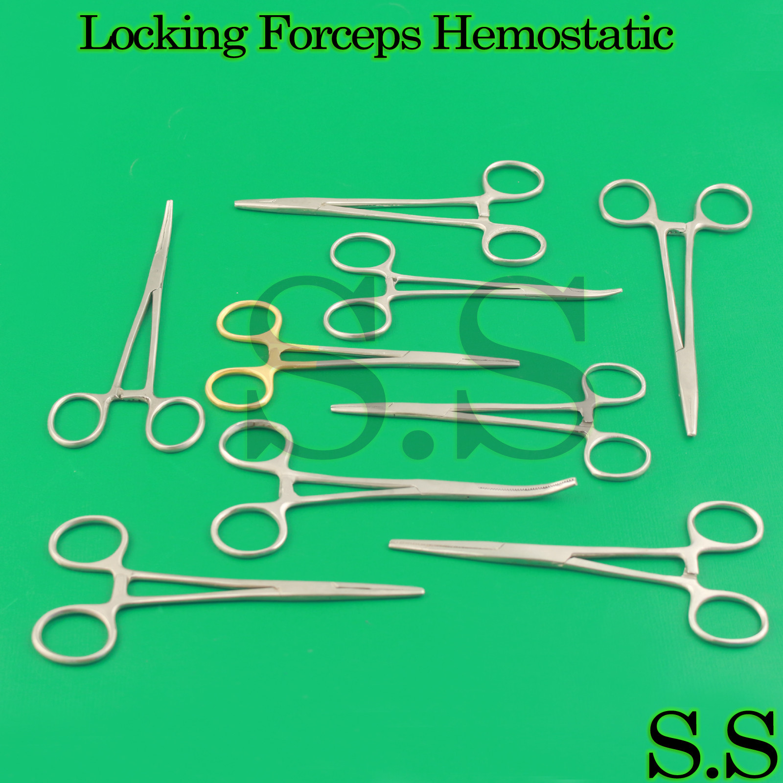 Hemostatic Artery Halsted Clamp Pliers Kelly Pean Mosquito Needle ...