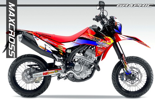 HONDA CRF250L CRF250M 2012-2020' MAXCROSS GRAPHICS KIT DECALS FULL ...