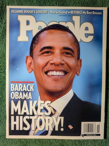 People Magazine November 17, 2008 PRESIDENT BARACK OBAMA COVER ...