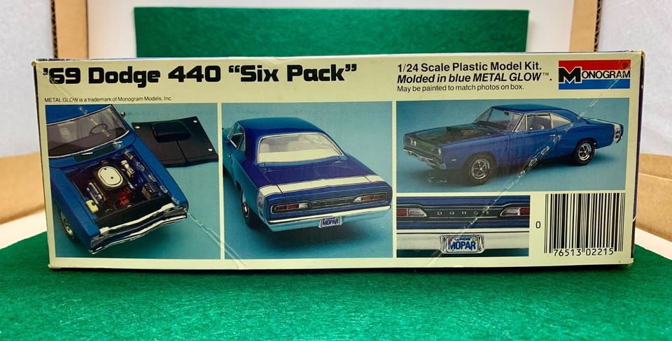 Monogram 1969 Dodge 440 Six Pack 1/24 Model Kit | eBay