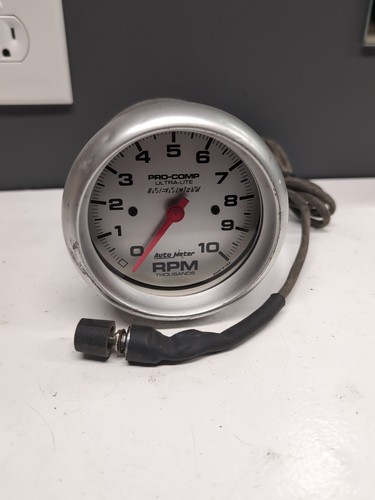 AutoMeter Tachometer 3.75” with Memory Recall Ultra-Lite Pro-Comp | eBay