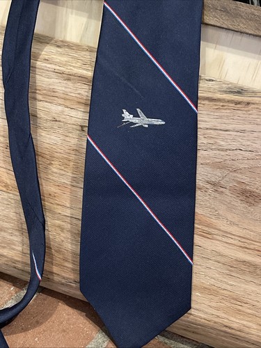 McDonnell Douglas Men's Neck Tie Pilot Jet Fighter Diagonal Lines Dark ...