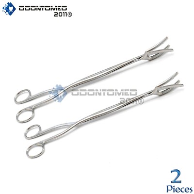 ODM 2 Pcs Set Surgical Sterilizer Forceps 8 Inch Three Prong Forceps | eBay