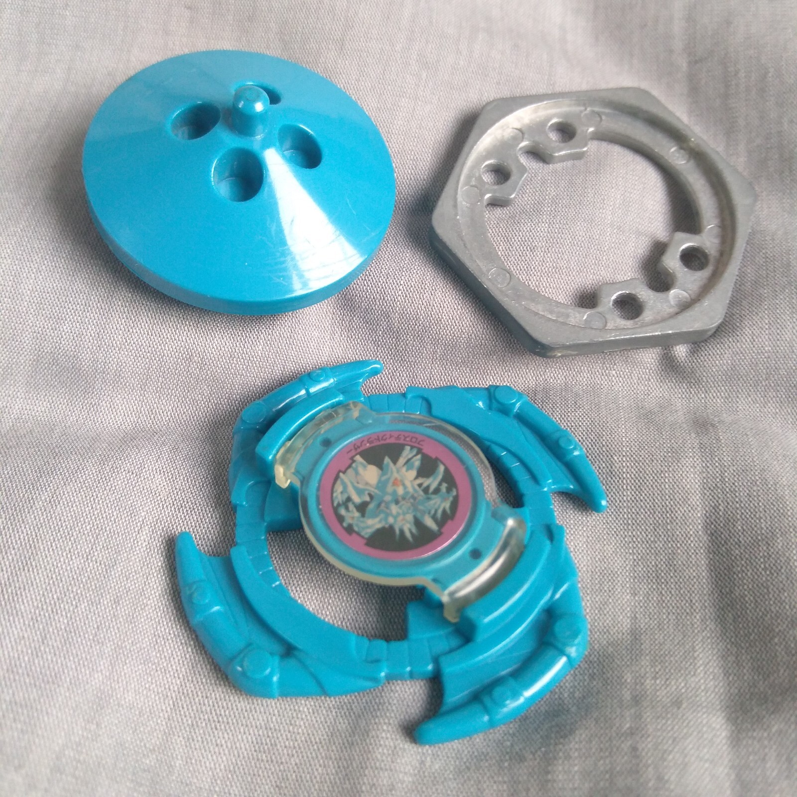03 Frostic Dranzer Light Blue - Beyblade Takara Kai Hiwatari 14 Bey ...
