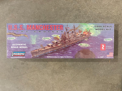 LINDBERG #70861 U.S.S. Manchester 1/600 Scale Model Kit | eBay