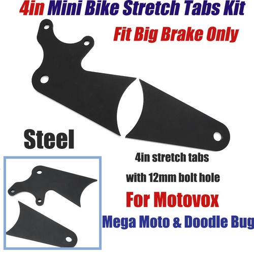 4in Mini Bike Stretch Tabs Kit For Motovox,Mega Moto Fit Big Brake Only ...