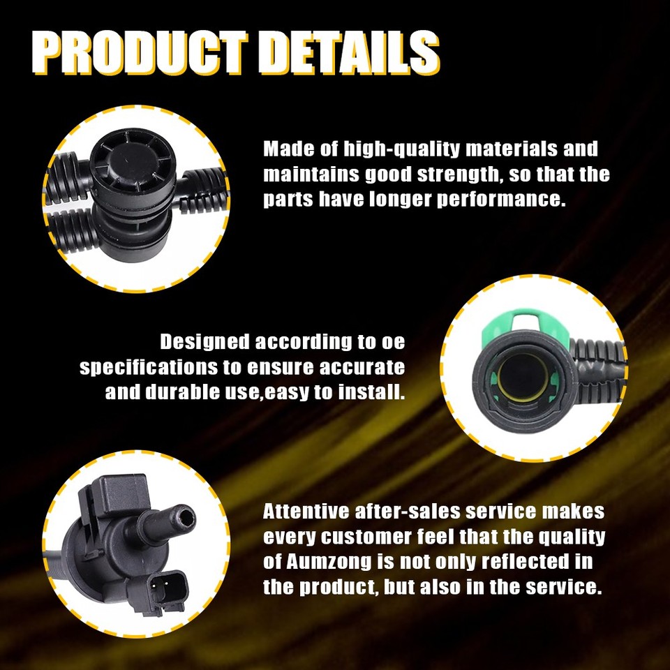 5X Vapor Canister Purge Valve For Ford Edge 15-22 K2G3-9D289-AE 2015 16-2022 EKK | eBay