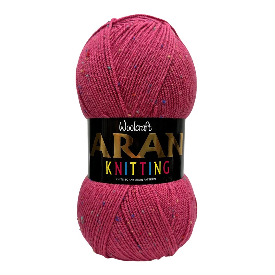 Aran Wool Woolcraft Aran 400g Knitting Yarn, Acrylic Or Wool Mix 40 ...