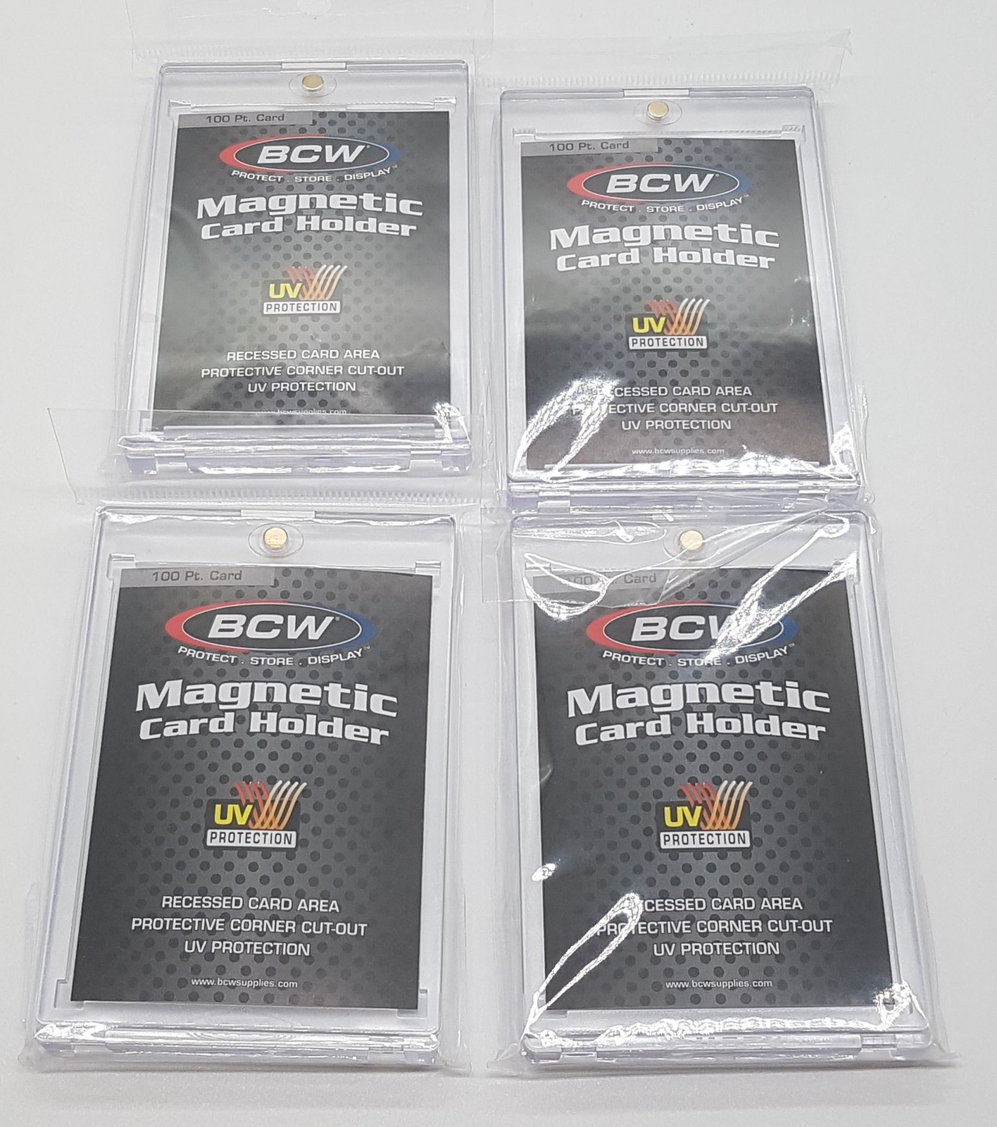 4x BCW Magnetic Card Holder (Regular Cards 100pt 722626005596 | eBay