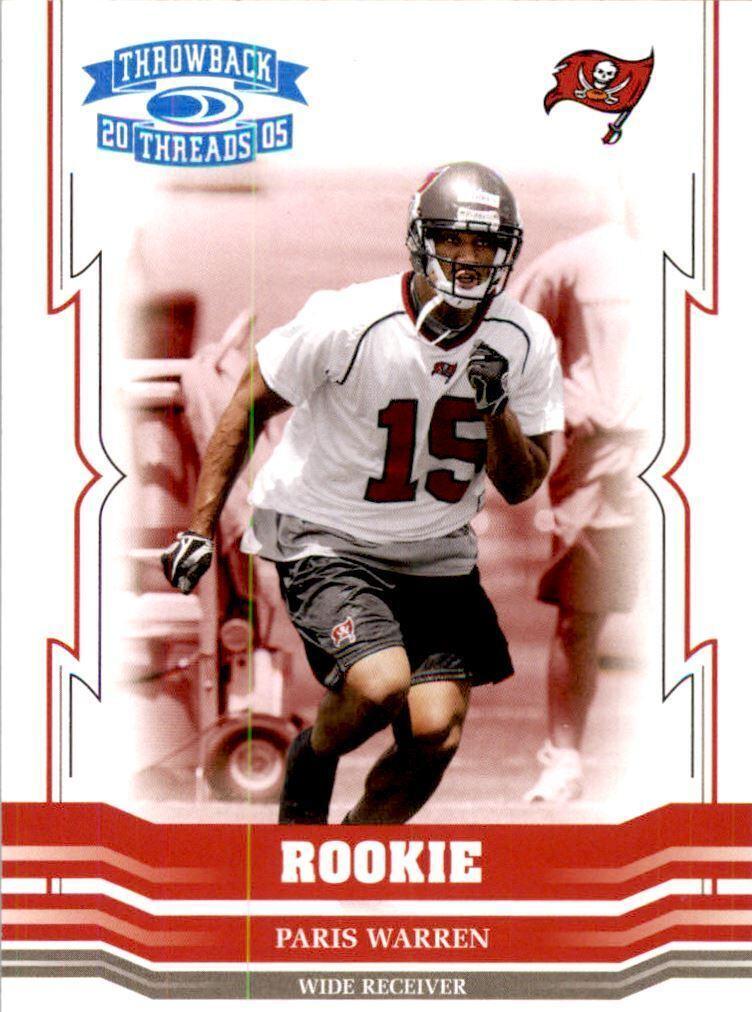 2005 Donruss Throwback Threads - Rookie Paris Warren #191 Century Proof ...