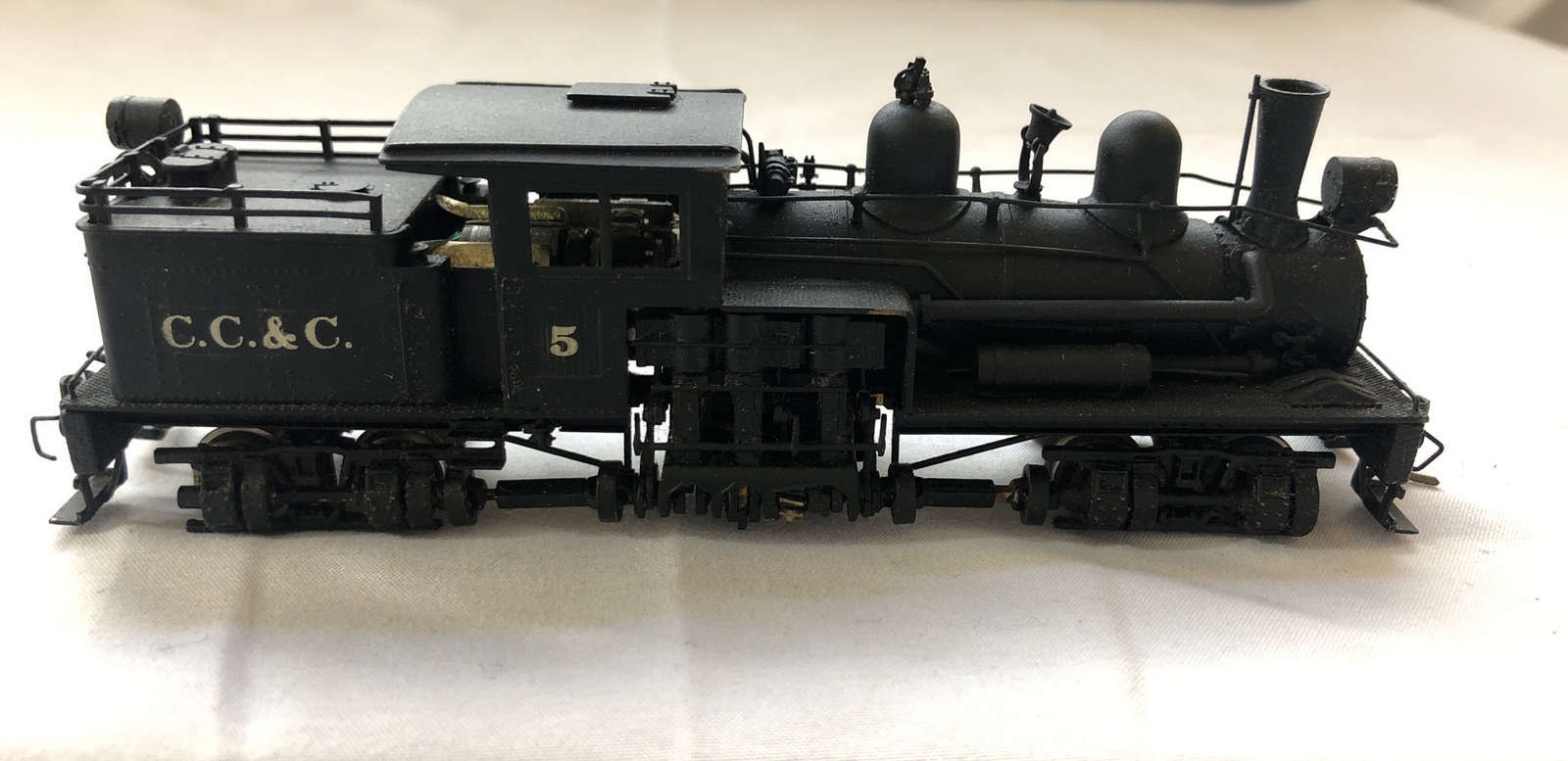 Class “B” 2-Truck Shay Geared Locomotive, United Scale Models, HO Brass ...