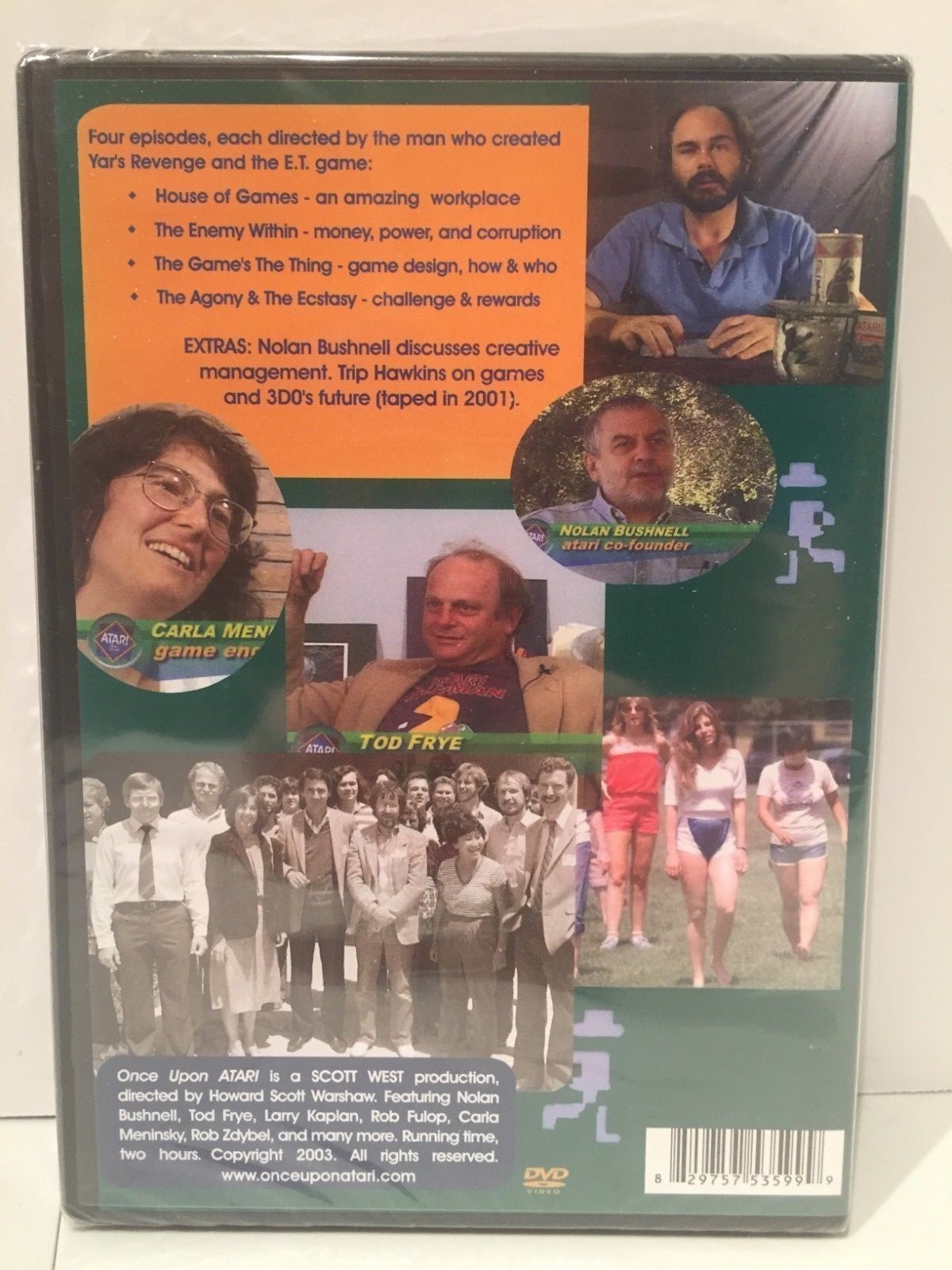 Once Upon Atari documentary DVD / NEW / E.T. / Yar's Revenge / 2600 ...