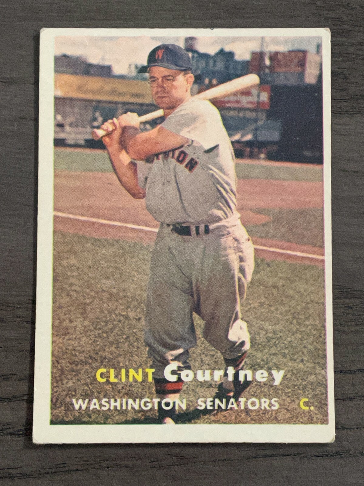 1957 Topps Clint Courtney #51 Washington Senators | eBay