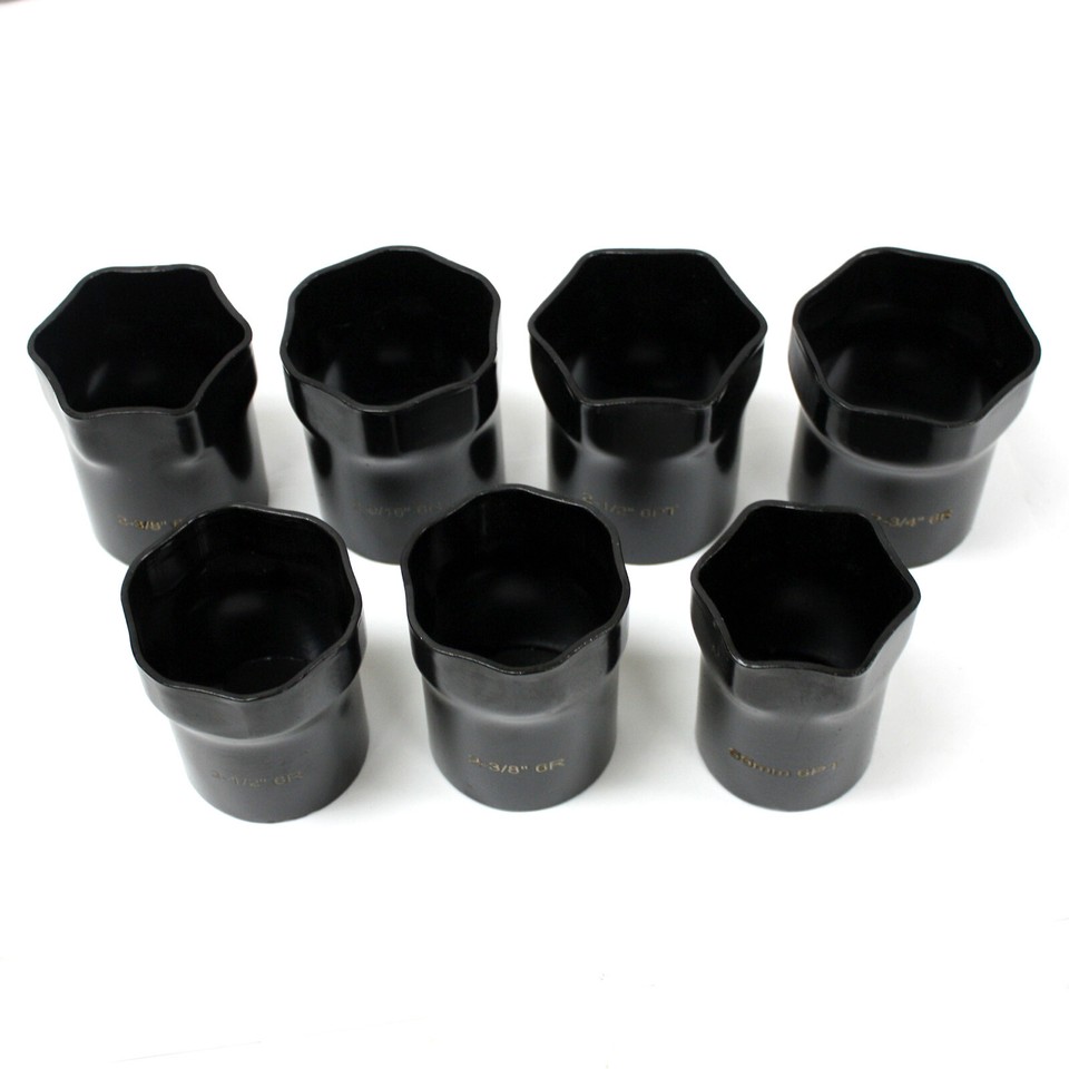 7pcs Thin Wall Bearing Axle Lock Nut Socket Set 8 Pts Toyota FORD F150 ...