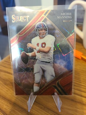 2023 NFL Select Draft Picks Archie Manning #178 Red Laser PRIZM Field ...