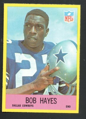1967 Philadelphia Football Card #52 Bob Hayes-Dallas Cowboys Near Mint ...