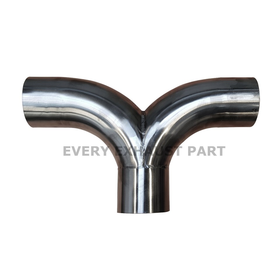 Exhaust Y-Piece Tee Piece 3 inch Stainless Steel T304 Mandrel Bend ...