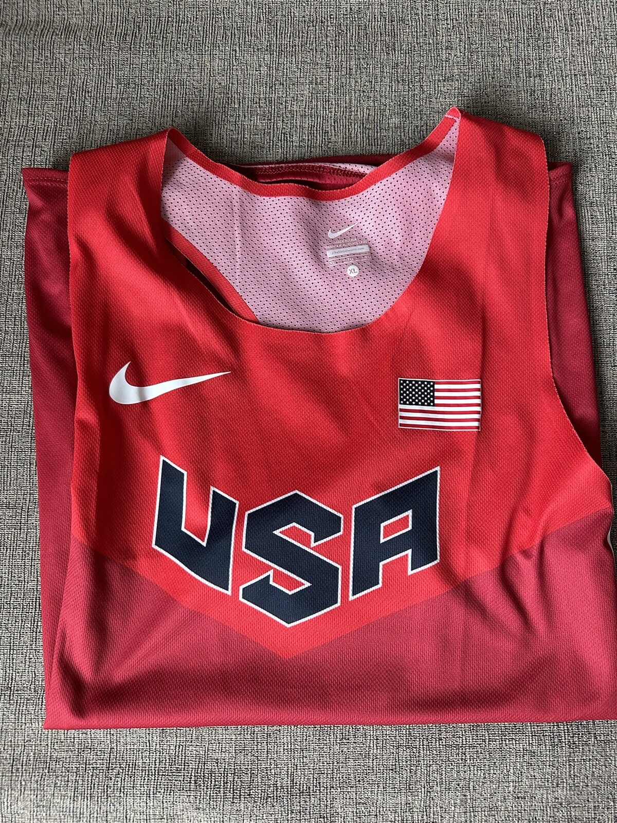 Nike Pro Elite Team USA Olympic Singlet Distance Men … - Gem