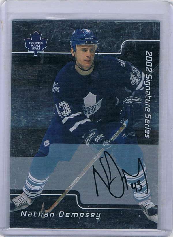 2001 BAP Signature Series Autographs #71 Nathan Dempsey | eBay