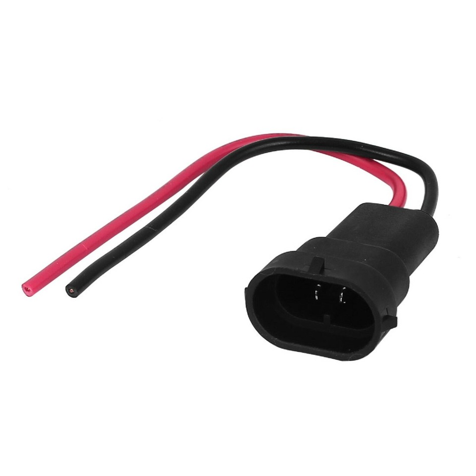 Wire Pigtail Male H8 Two Harness Fog Light Bulb Plug Socket Connector ...