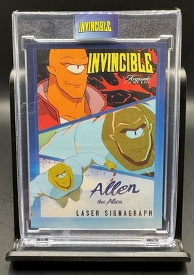 2025 Keepsake Invincible S1 Allen The Alien Blue 73/75 Laser Signagraph ...