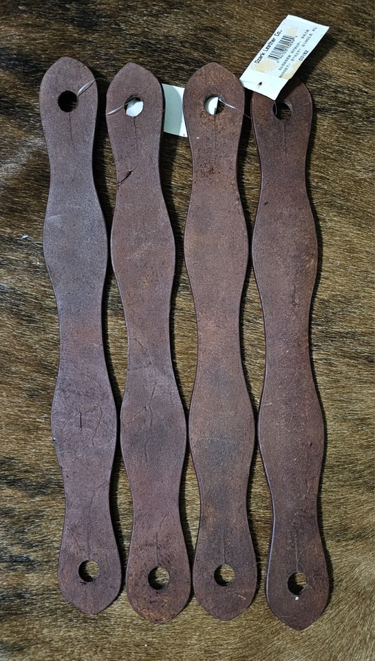 Two Pairs Of Leather Slobber Straps | eBay UK