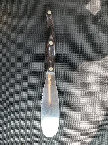 CUTCO # 1768 SPREADER SPATULA KNIFE USA BROWN SWIRL HANDLE USA | eBay