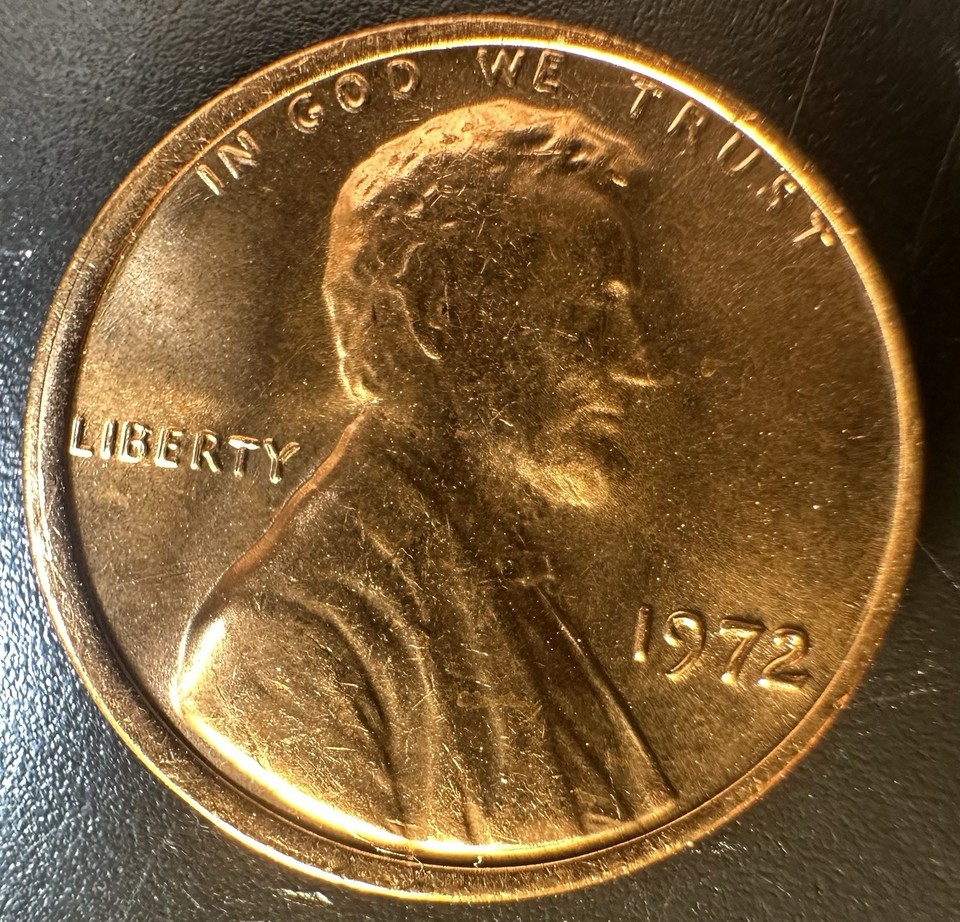 1972-P lincoln penny DDO#5/misalign Obv Die /Railroad Rim/ Read/A-633 ...