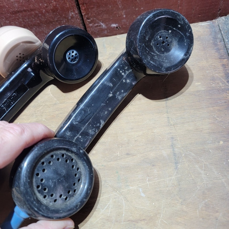 Lot of 4 Retro Replacement Handsets, Old Phone handset, payphone, New ...