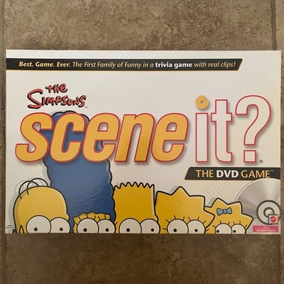 The Simpsons Scene It? The DVD Board Game 2009 Mattel Family Game ...