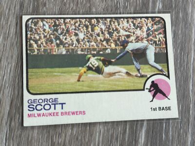 1973 Topps 263 Milwaukee Brewers George Scott | eBay