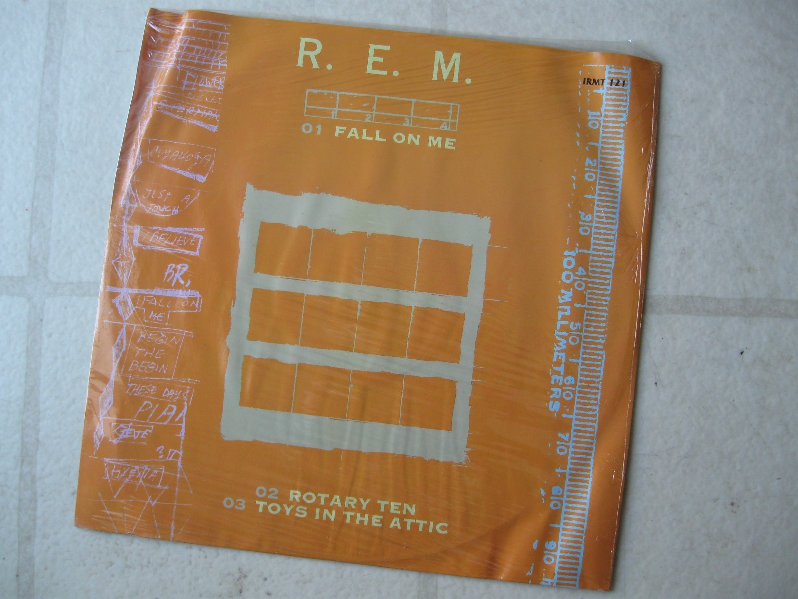 R.E.M. 1986 "Fall On Me" NEW/STILL-SEALED ORGL UK 3-TRK 12" EP w/2 NON ...