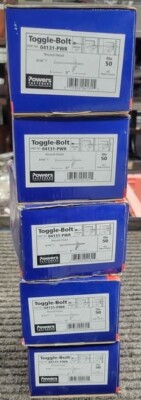 NEW Powers Fasteners TOGGLE-BOLT 3/16" X 3" MODEL 04131-PWR (1-BOX) | eBay