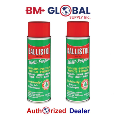 Ballistol Multi Purpose Lubricant Oil Cleaner 6 oz 2 Units Aerosol Made ...