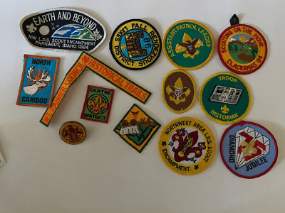 Boy Scout BSA Lot of Vintage Patches & Neckerchief Slide 1980's - Some ...