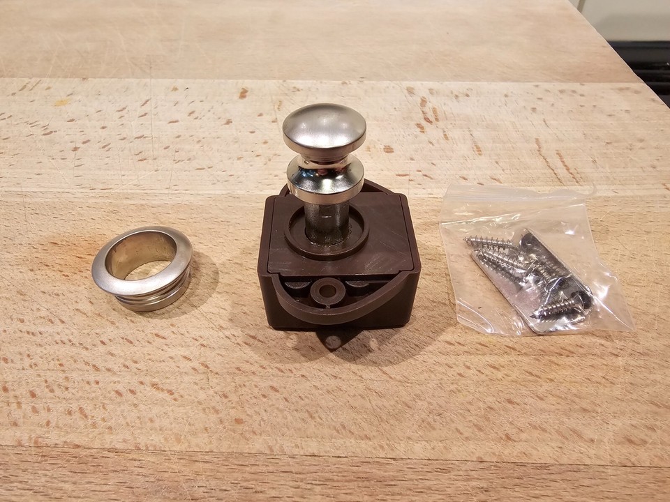 Hafele Mini Push Button Catch Lock Latch CHOOSE YOUR QUANTITY Cabinet ...